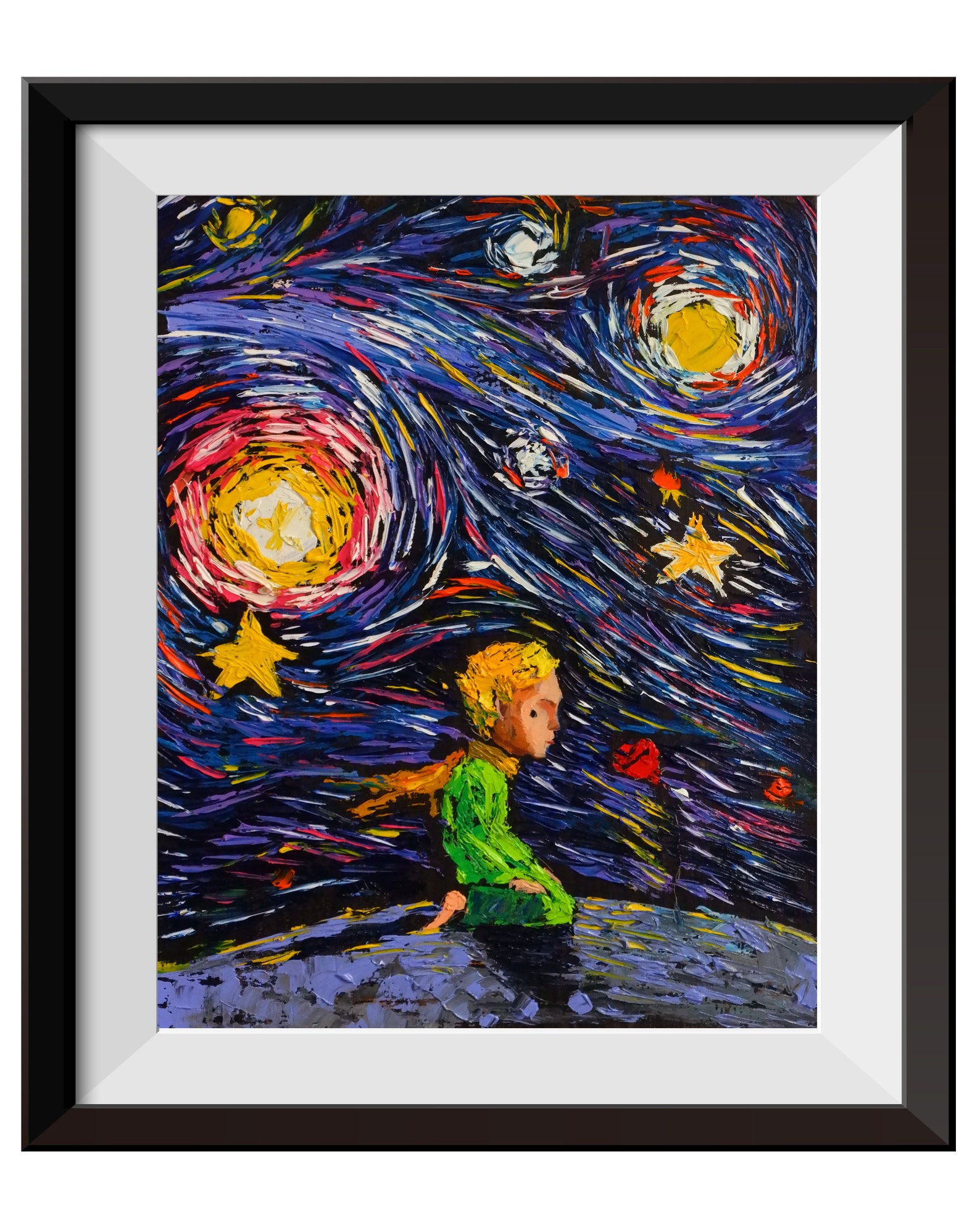 Vincent Van Gogh Starry Night Posters Prince Inspired Canvas - Etsy