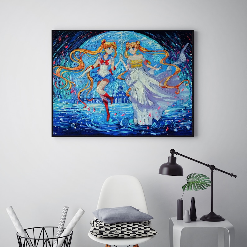Pretty Soldier Sailor Moon Vincent Van Gogh Starry Night - Etsy