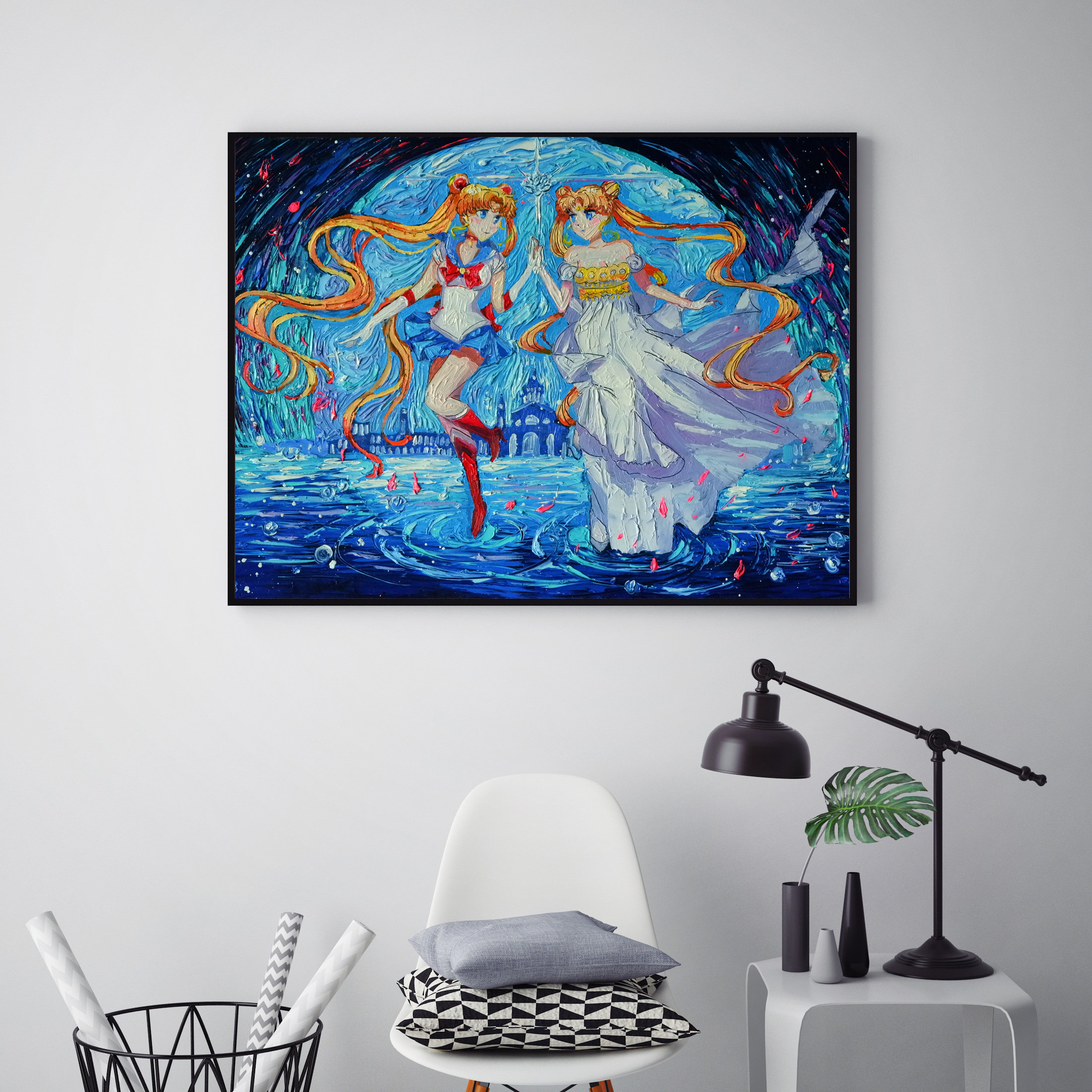 Pretty Soldier Sailor Moon Vincent Van Gogh Starry Night - Etsy