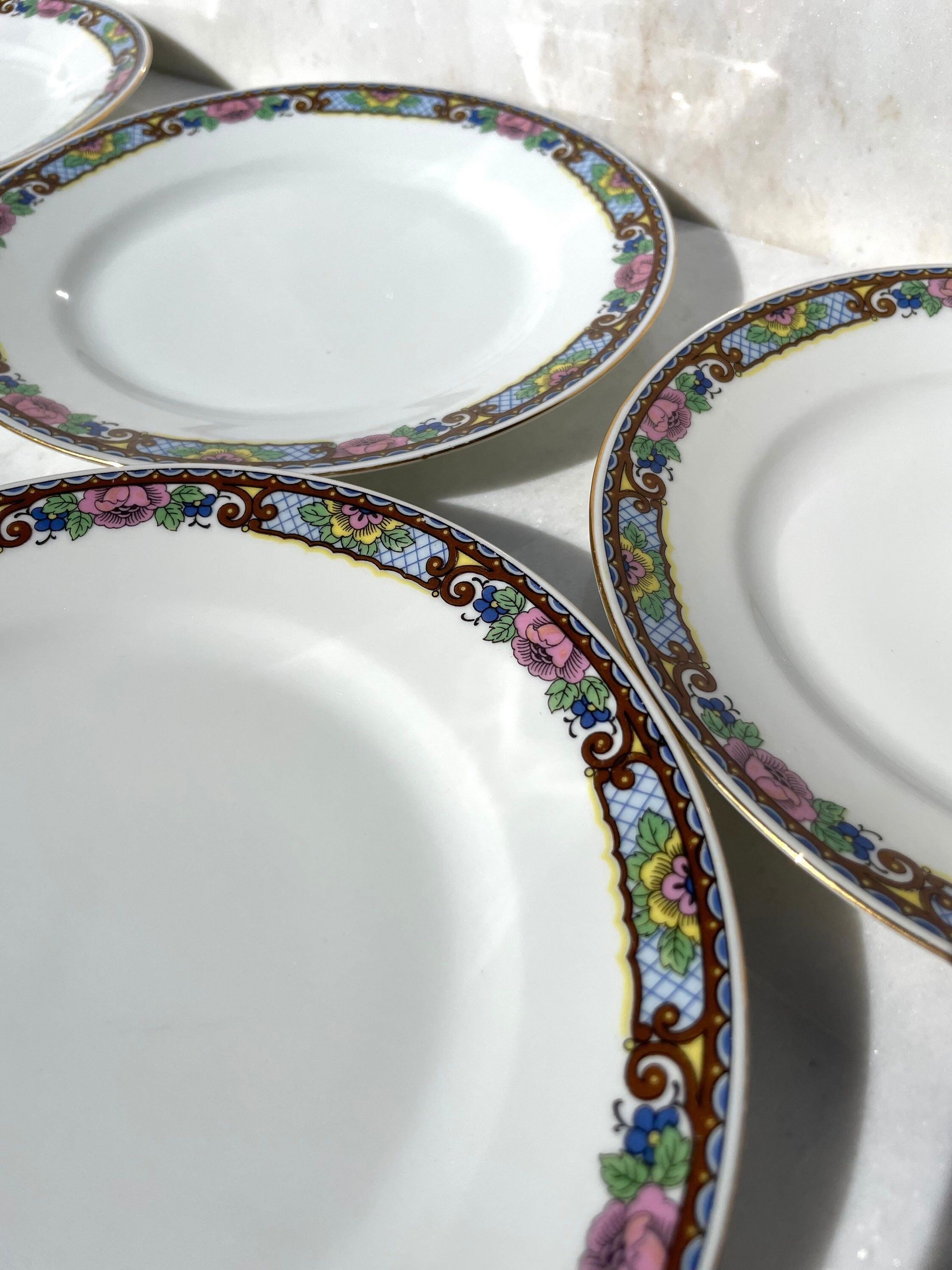 Victoria China Salad Plate 7 1/2 Made in - Etsy