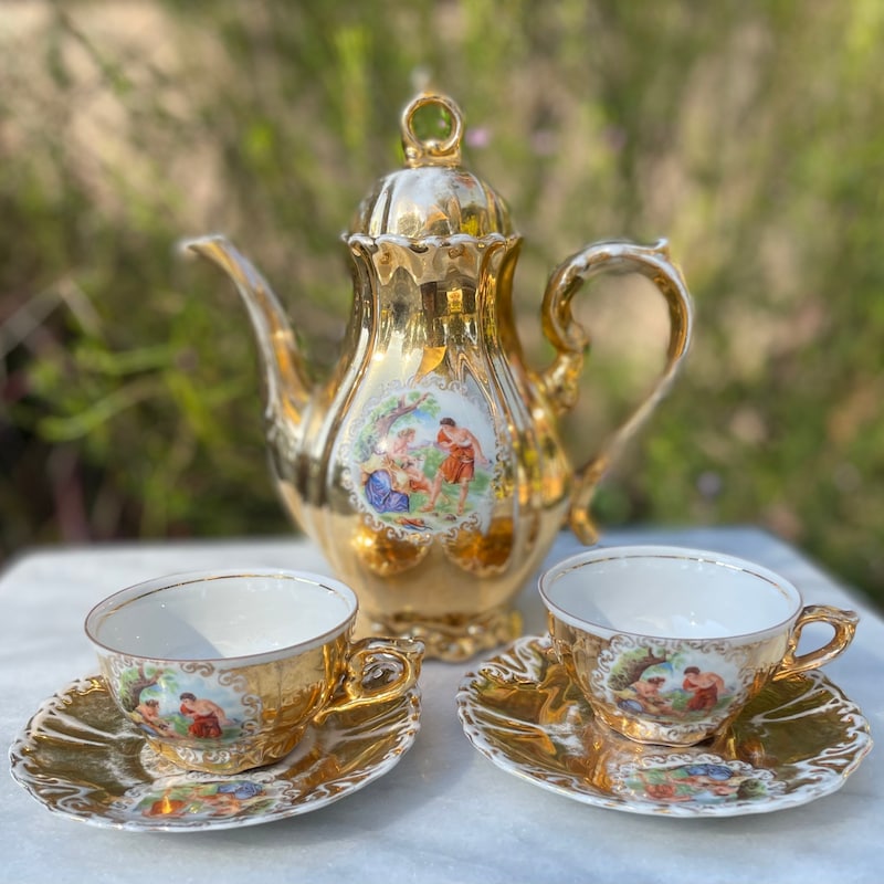 Bavaria Gold Tea Set - Etsy