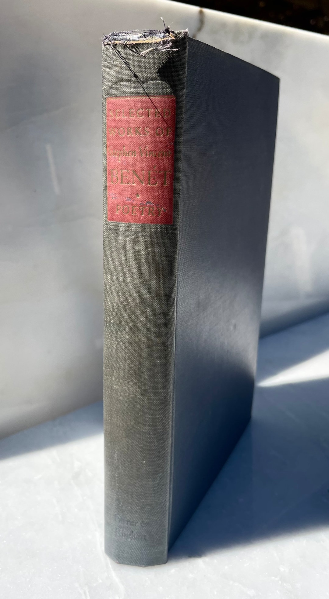 Selected Works of Stephen Vincent Benét - Volume One - Poetry - 1942 - Etsy