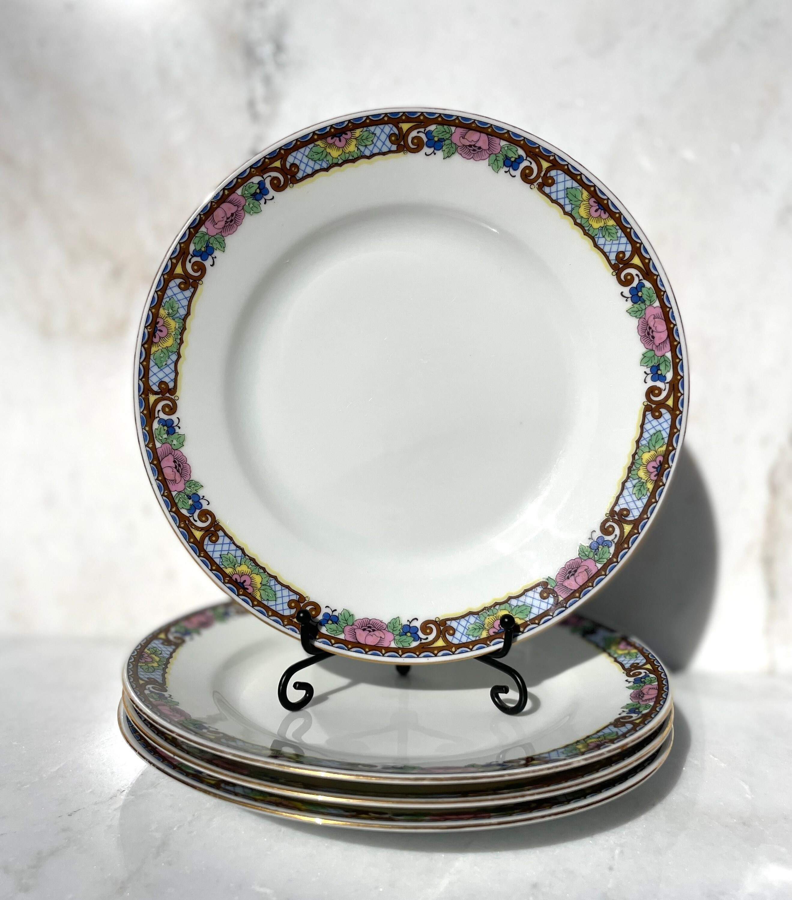 Victoria China - Salad Plate 7 1/2" - Made in Czechoslovak - Pattern ...