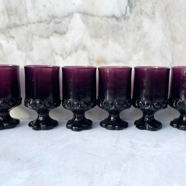 Purple Goblets - Etsy