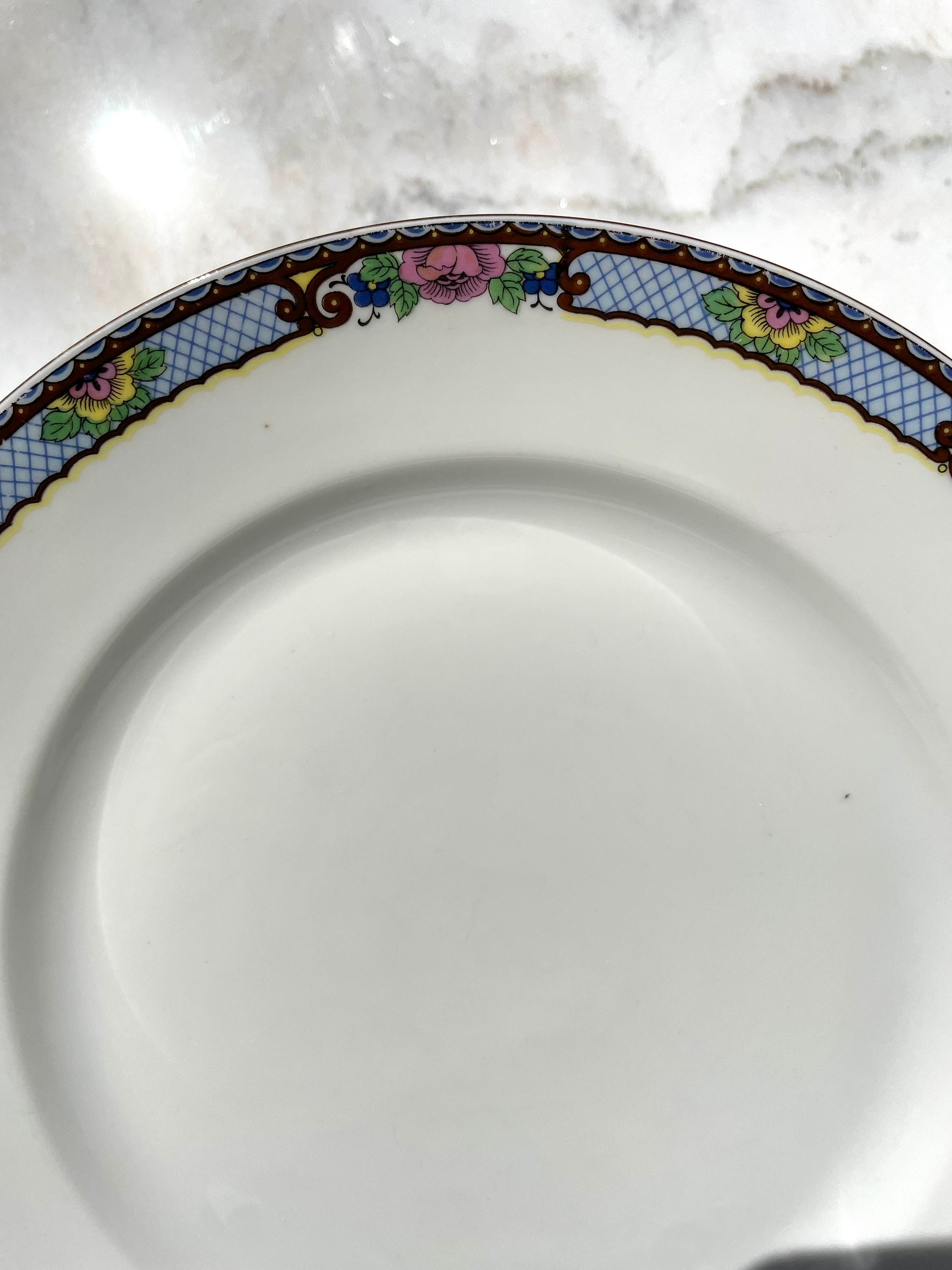 Victoria China Salad Plate 7 1/2 Made in - Etsy