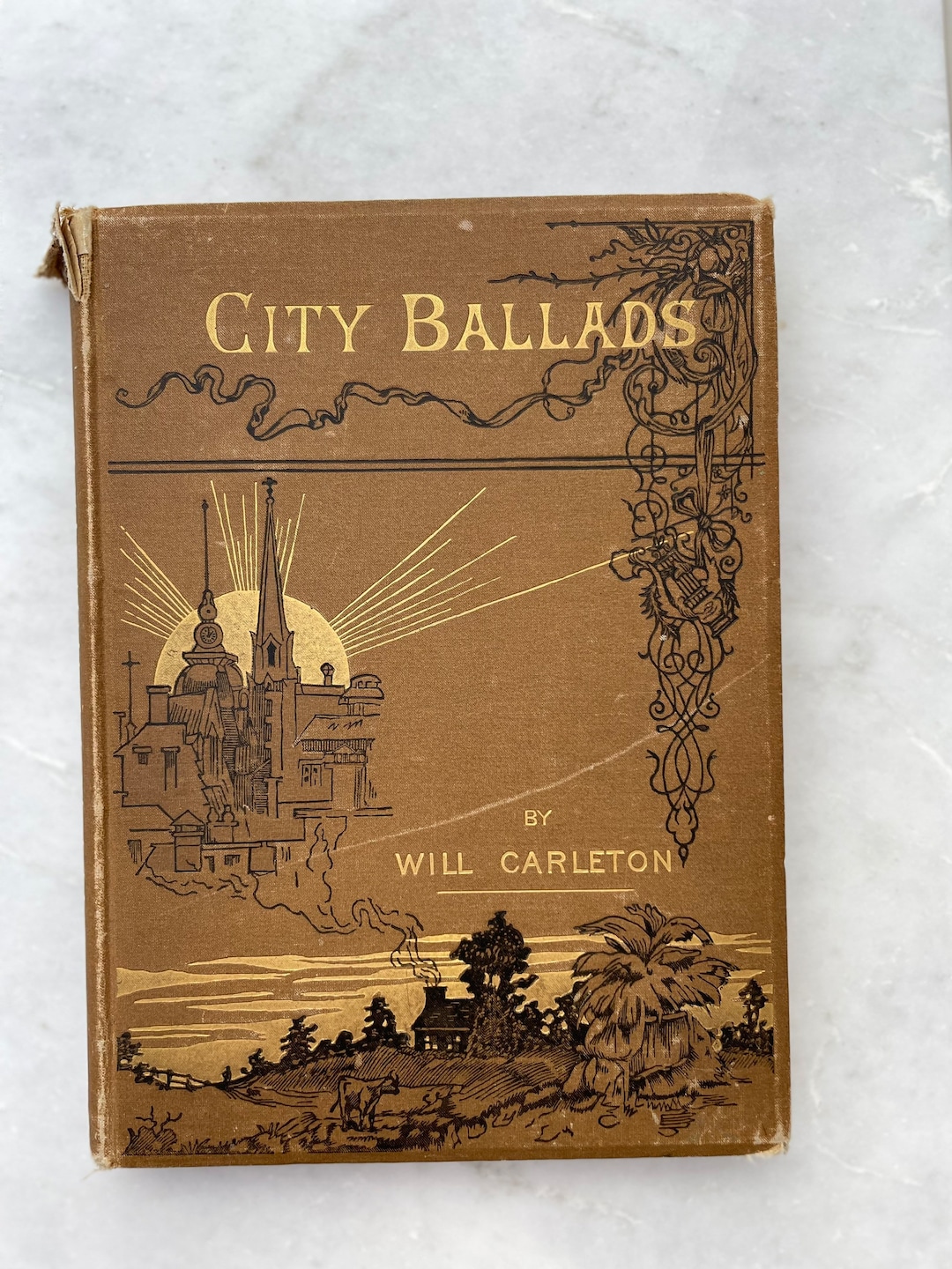 Antique Book - City Ballads by Will Carleton - 1885 - Hardcover - Etsy