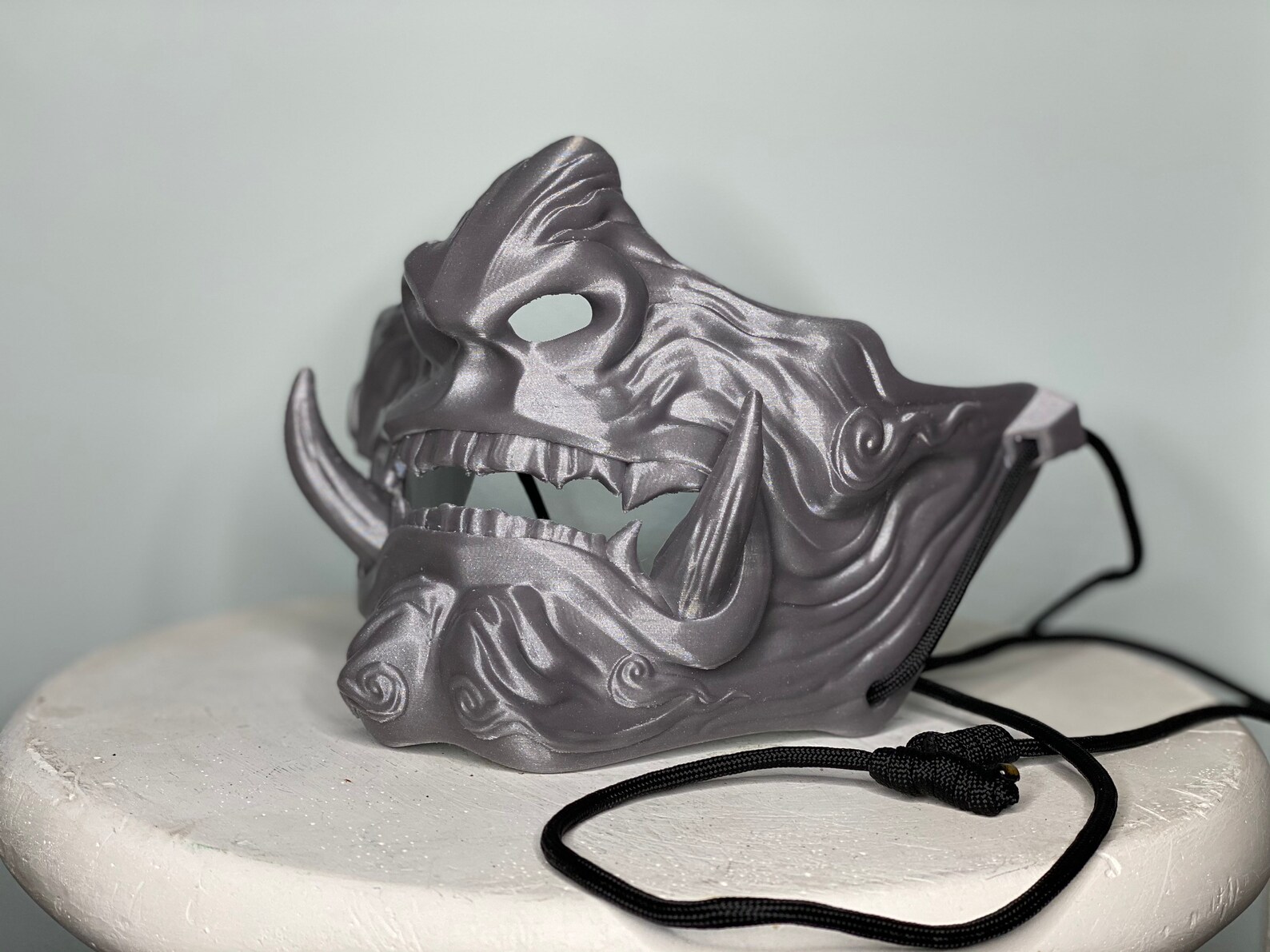 Mempo UNPAINTED Samurai Mask - Etsy