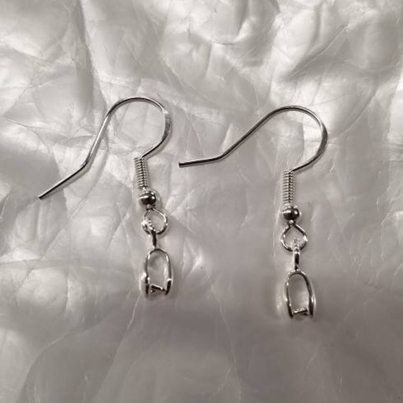 925 Sterling Pinch Bails - Etsy