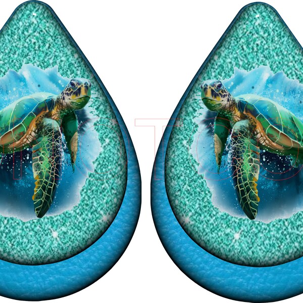 Glitter Turtle - Etsy