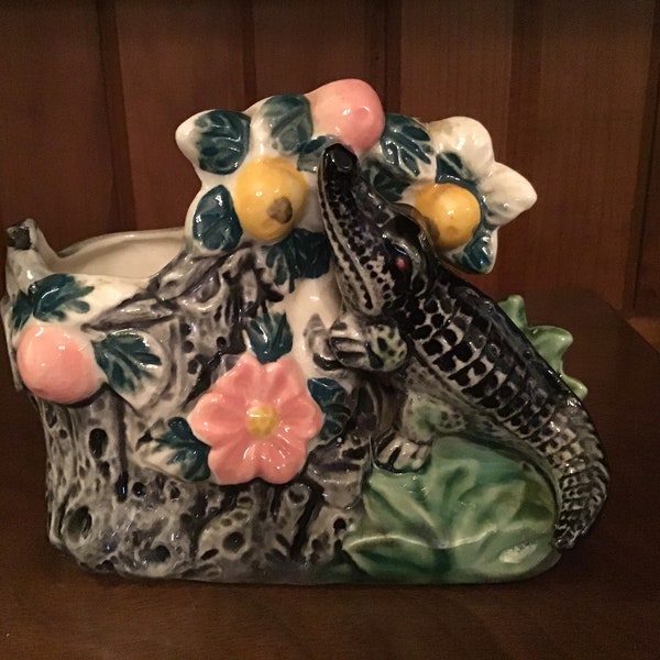 Alligator Planter - Etsy