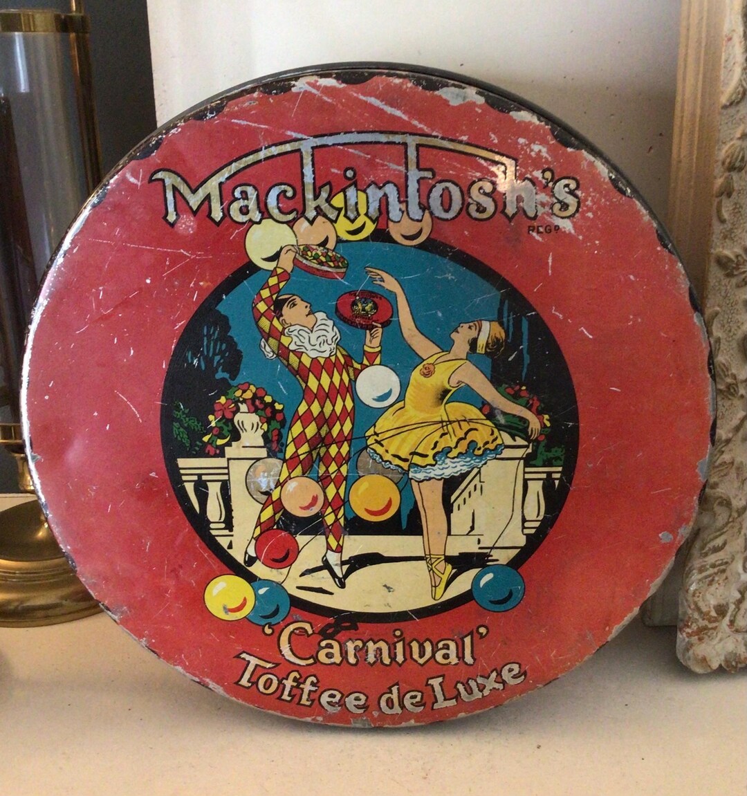 Mackintoshs Toffee De Luxe Carnival Tin Etsy