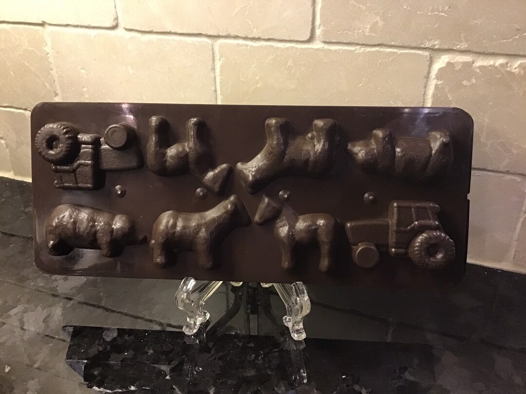 Farm Animal Tractor Chocolate Candy Mold - Etsy