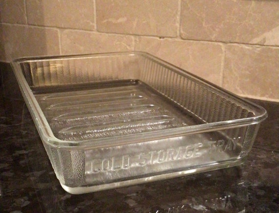 Glass Refrigerator Cold Storage Tray - Etsy Canada