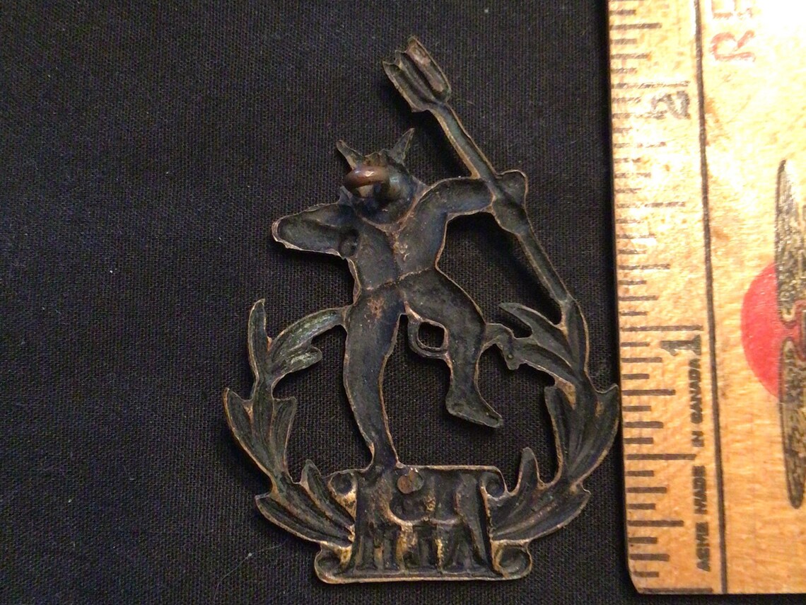 13 Australian Light Horse Badge Dancing Devil - Etsy