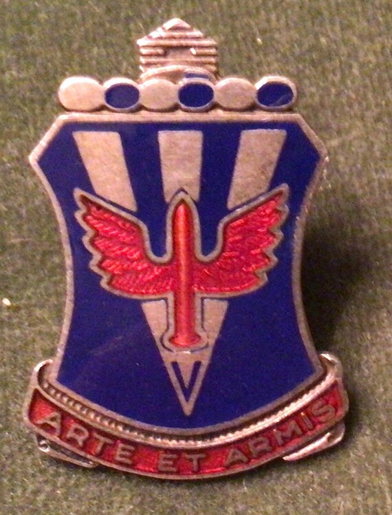 WWII Air Defence Artillery Sterling Silver Pin - Etsy