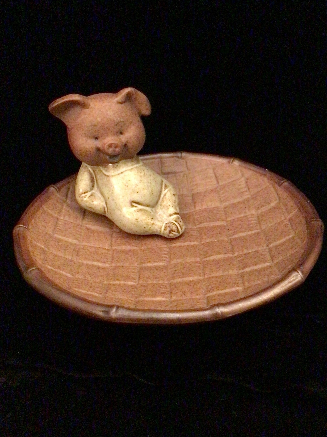 UCTCI Japan Anthropomorphic Pig Dish - Etsy Canada