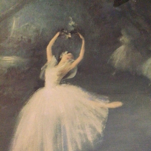 Framed Carlotta Edwards Ballet Dancers Print Giselle Act II - Etsy