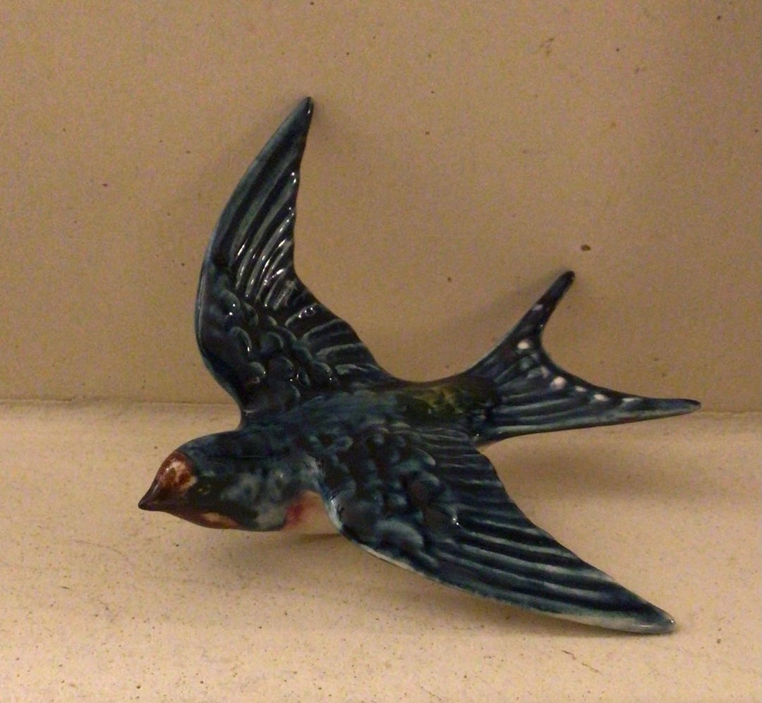 Beswick Flying Swallow Wall Plaque - Etsy