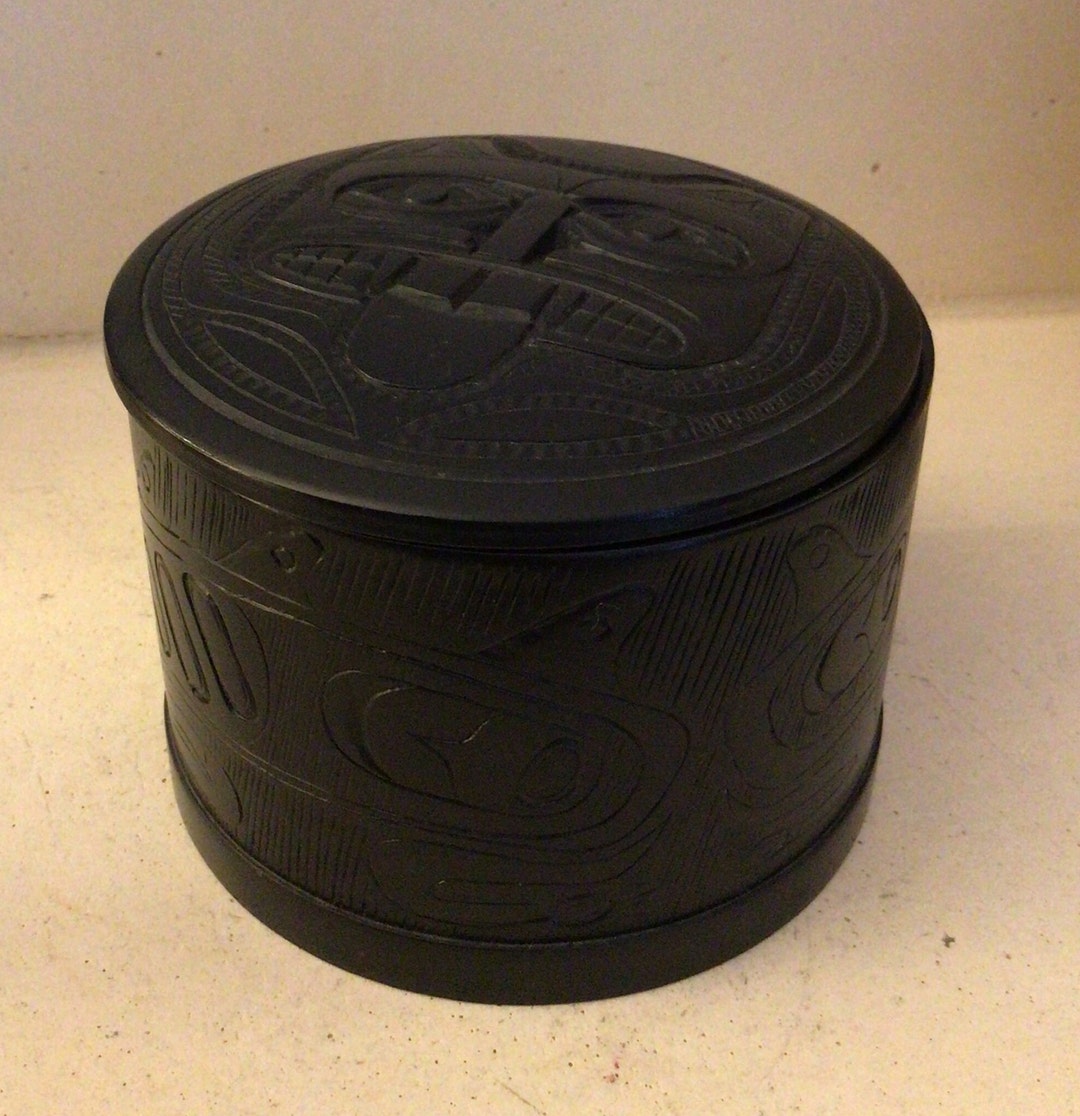 Pearlite Canada Indigenous Art Trinket Box - Etsy