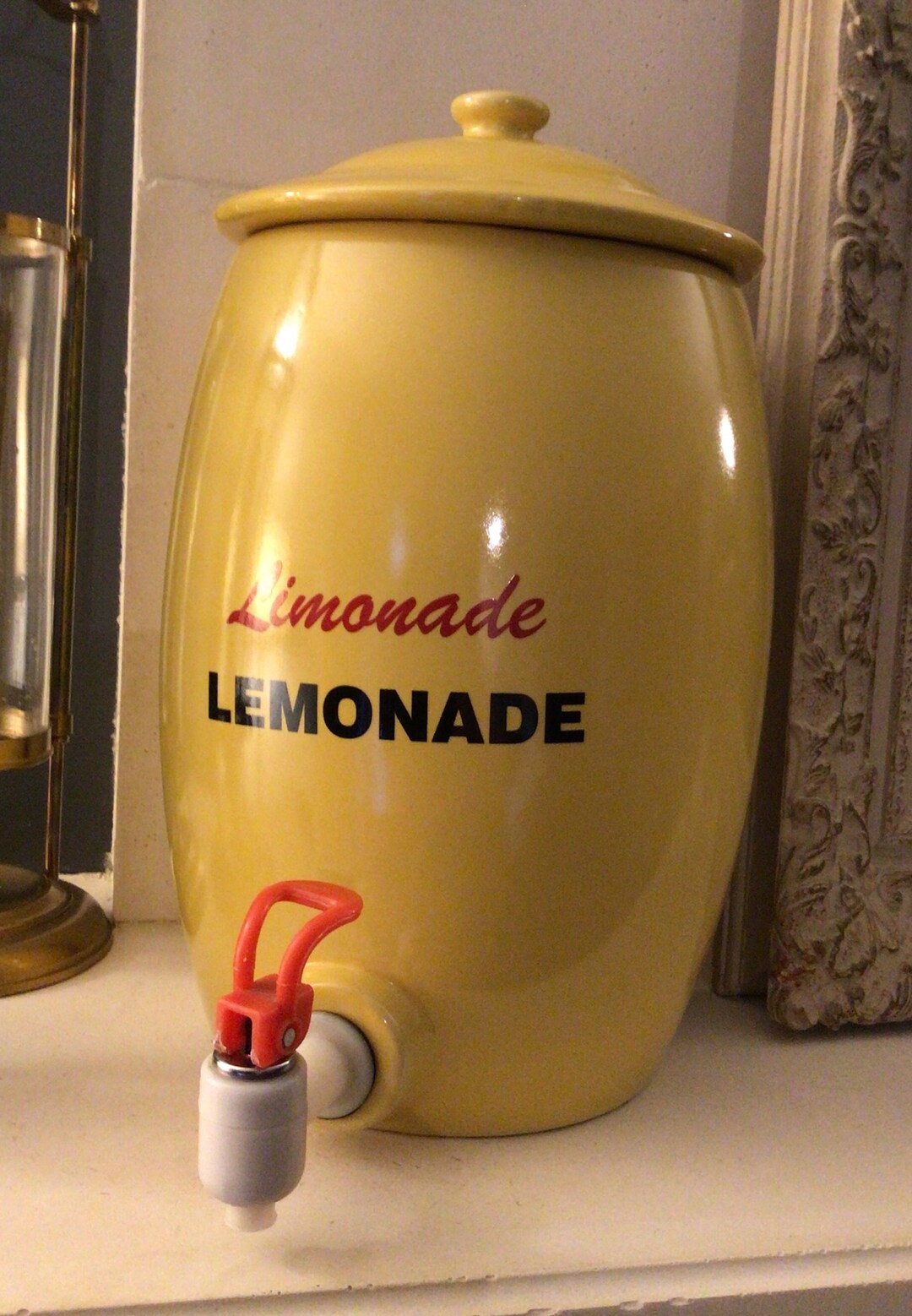 Ceramic Lemonade Limonade Beverage Dispenser - Etsy