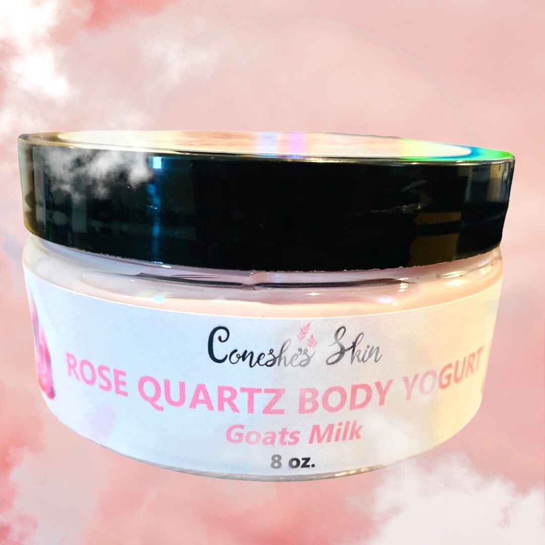 Premium Rose Quartz Goats Milk Body Yogurt Highly Concentrated silky ...