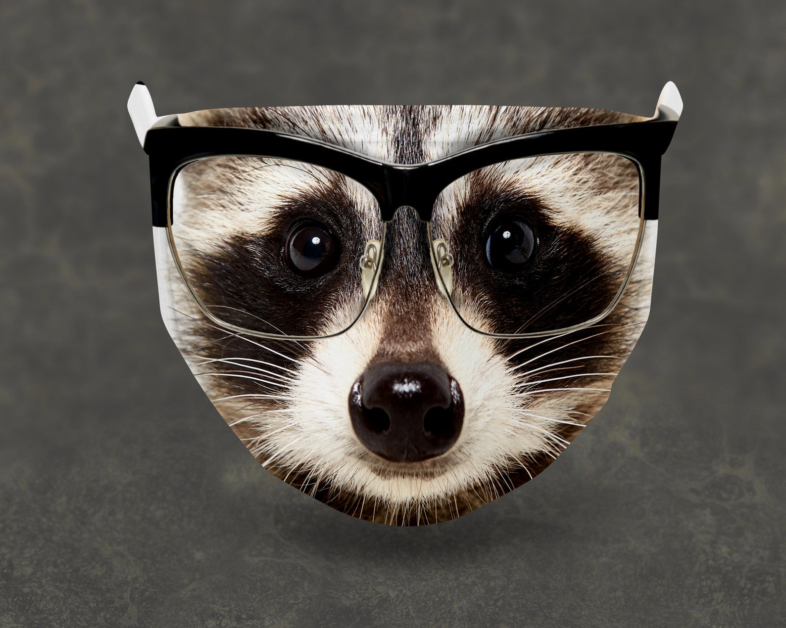 Raccoon Face Mask Comes With 5 Nose Crimps and Mouth and Nose | Etsy