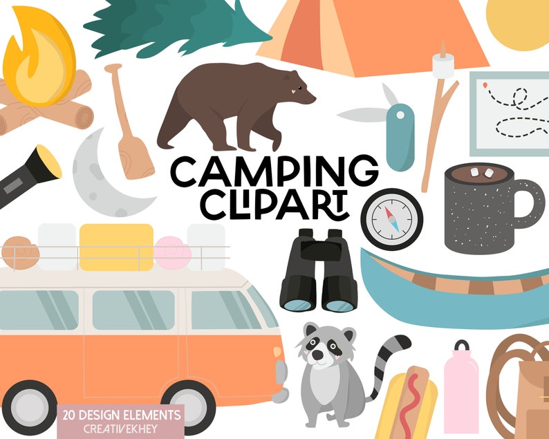 Camping PNG, Camping Clipart, Tent Clip Art, Campfire Clipart ...