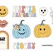 Hippie Halloween Clipart, Groovy Halloween Clipart, 60's Clipart, Retro ...