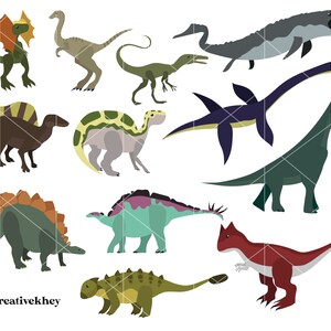 Cute Dinosaur Clip Art, Dinosaur Clipart, Stegosaurus Clipart, Dino ...