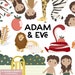 Adam and Eve Clipart, Garden of Eden Clipart, Tree of Knowledge, Bible ...