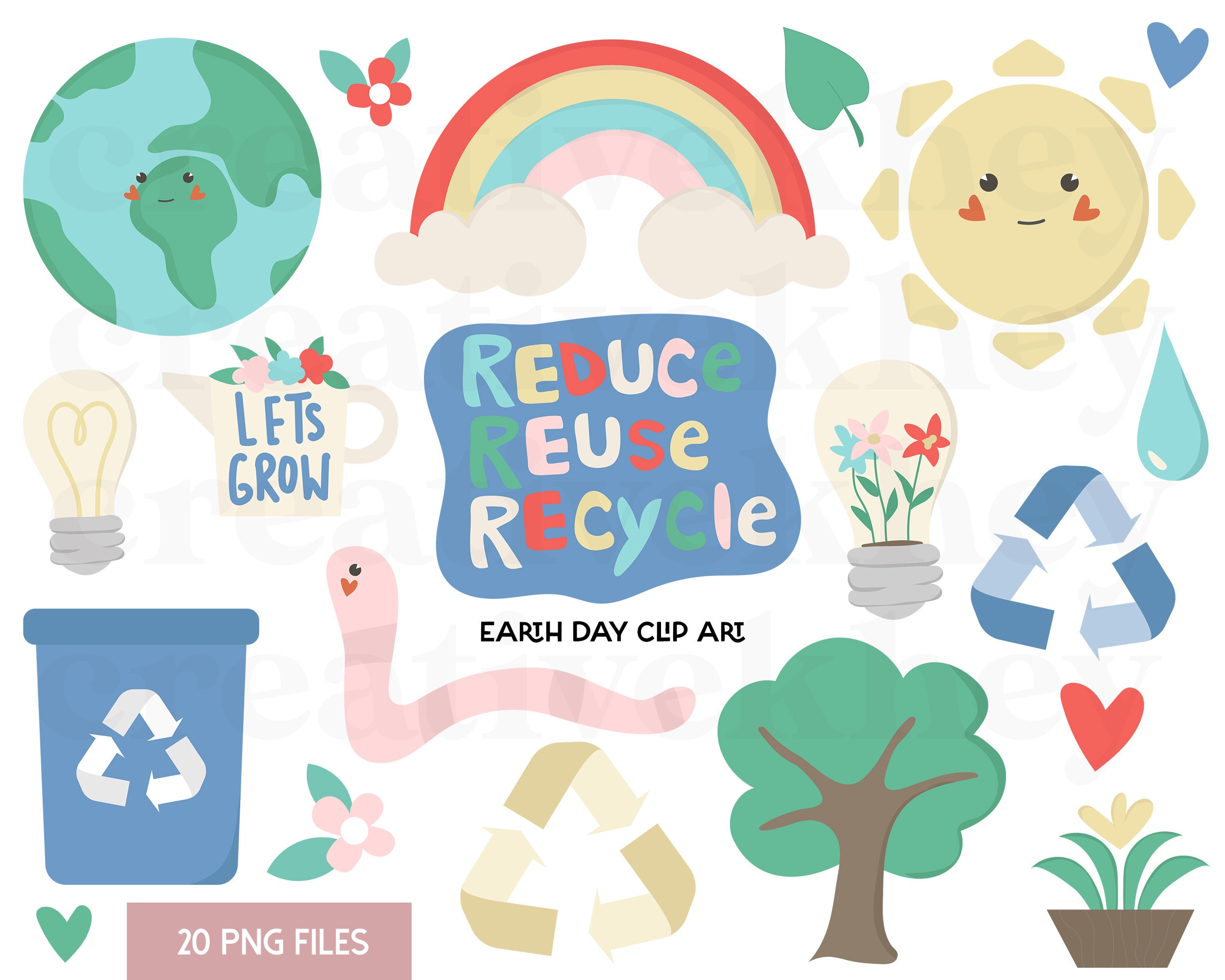 Earth Day Clipart, Earth Day T Shirt, Recycling Clipart, Environment ...