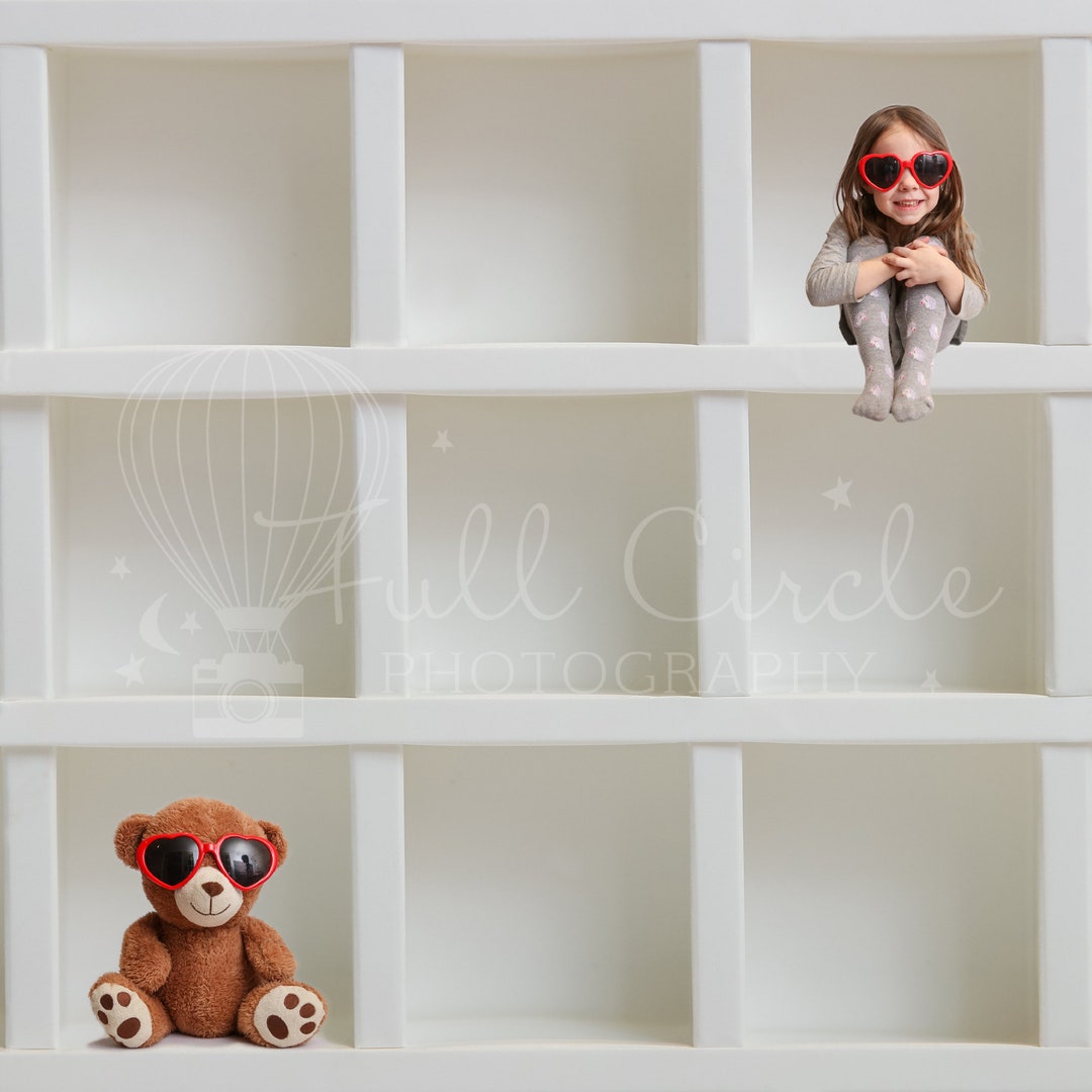 White Box Digital Backdrop / Background photography Prop. 9 Box ...