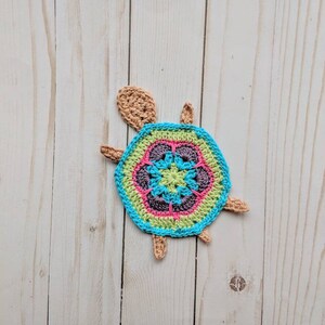 Crochet Turtle Coaster Set of 4 Tropical Turtle Coasters Sea - Etsy UK