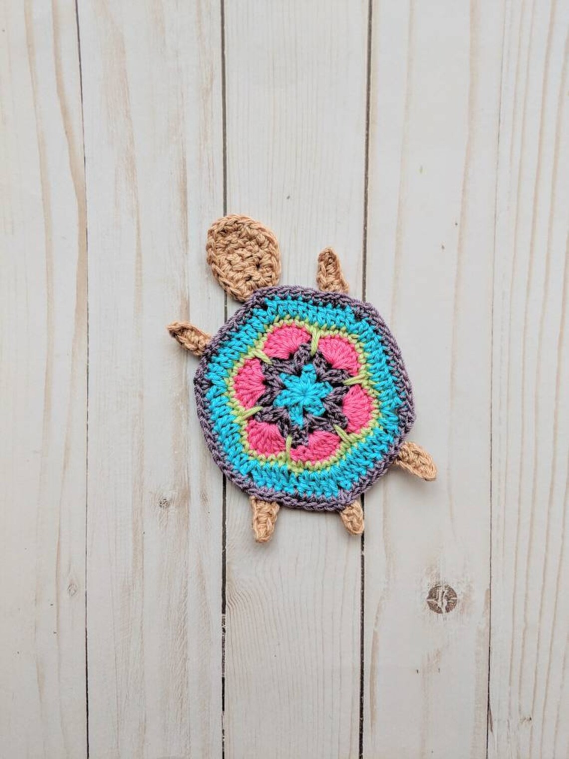 Crochet Turtle Coaster Set of 4 Tropical Turtle Coasters Sea - Etsy UK