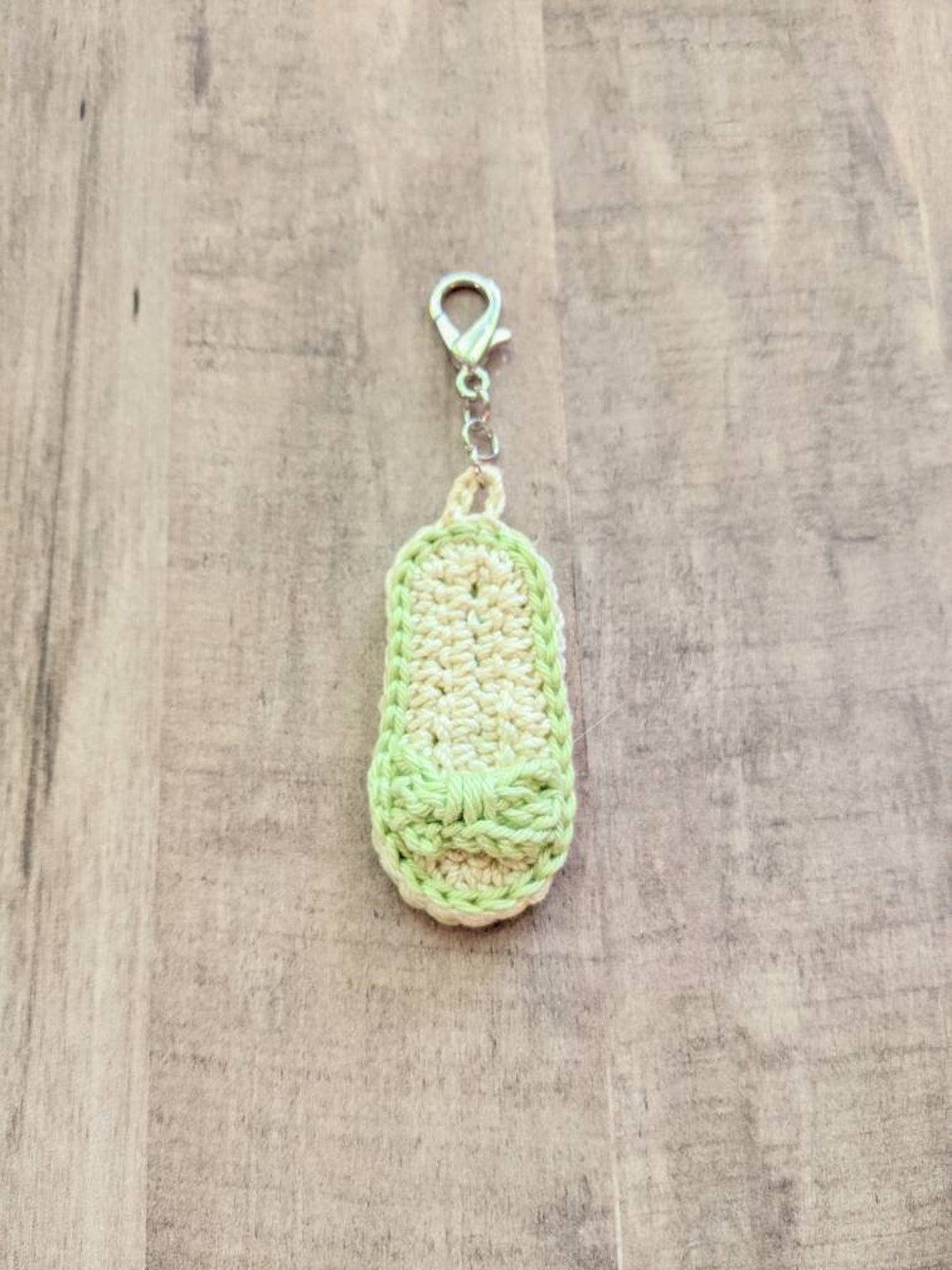 Sandal Keychain, Crochet Summer Sandal Charm, Beach House Gift ...