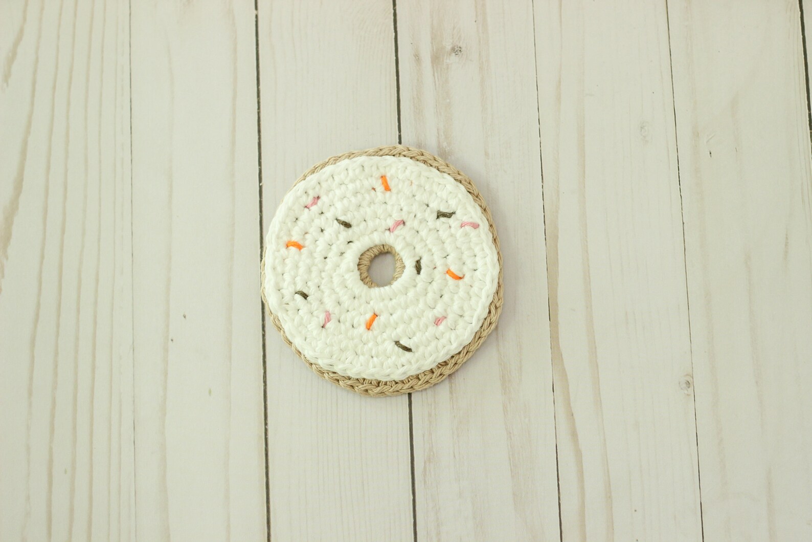 Donut Coasters Crochet Donut Coffee Cup Coasters Doughnut | Etsy