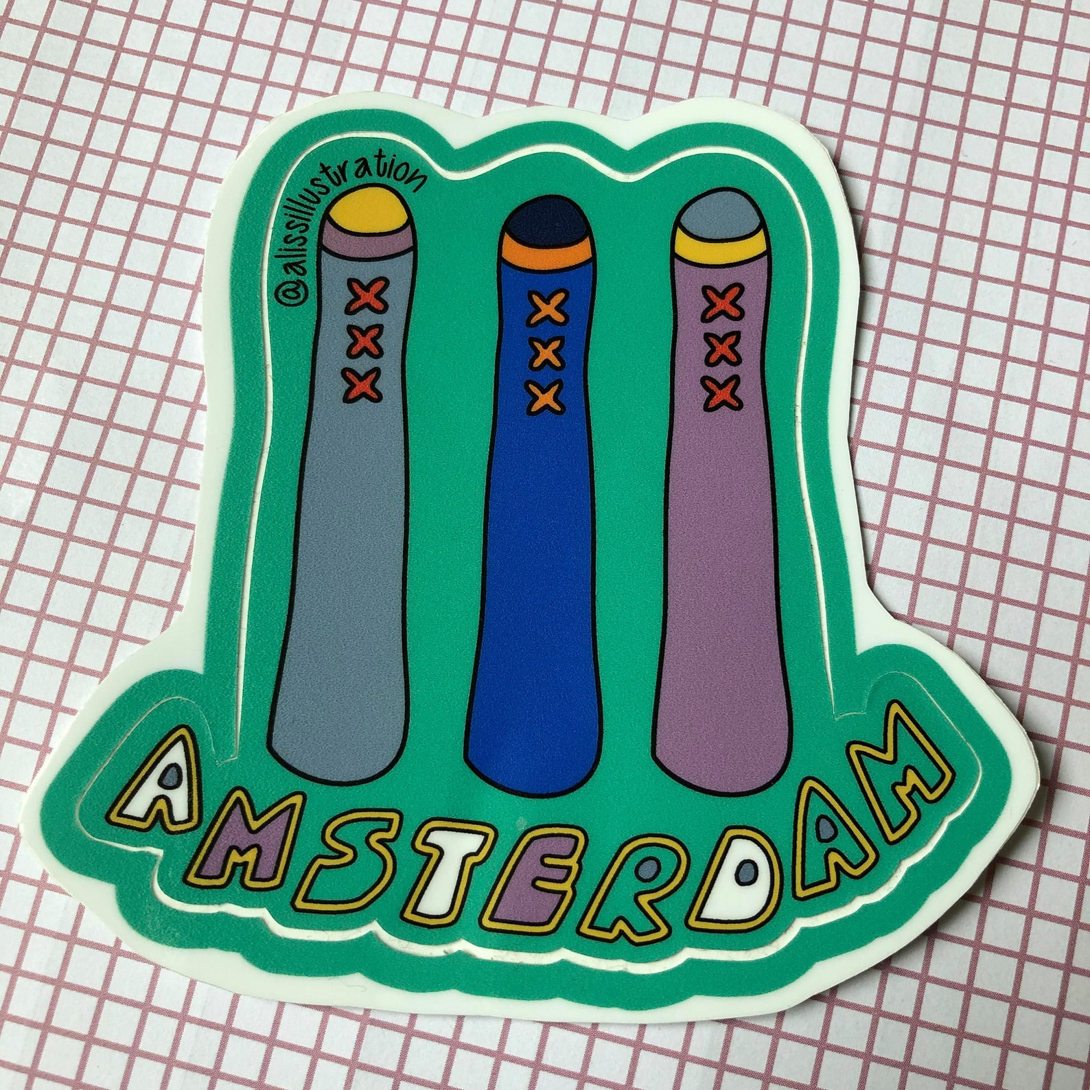 Stickers - AMSTERDAM - Etsy