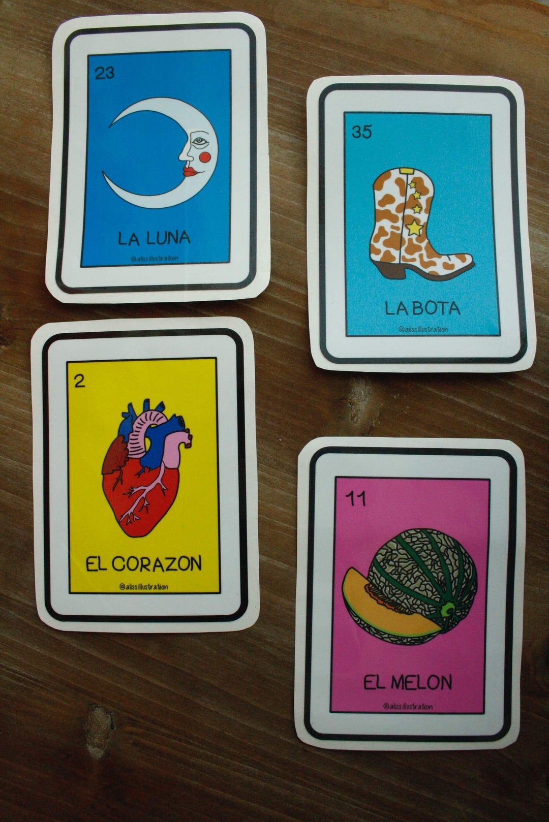 Stickers - LA LOTERIA MEXICANA - Etsy
