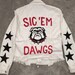Custom Painted Jean Jacket - University of Georgia - Etsy