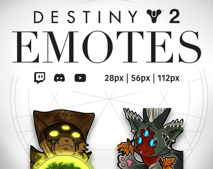 Destiny 2 CUSTOM EMOTES | Discord Emotes | Twitch Emotes - Etsy