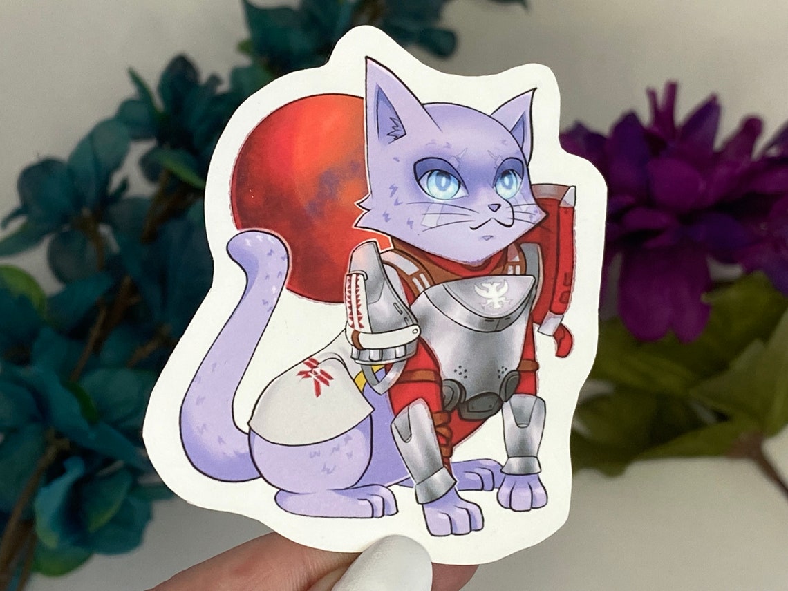 Destiny 2 Cat Character Stickers Destiny 2 Stickers 2.5in - Etsy