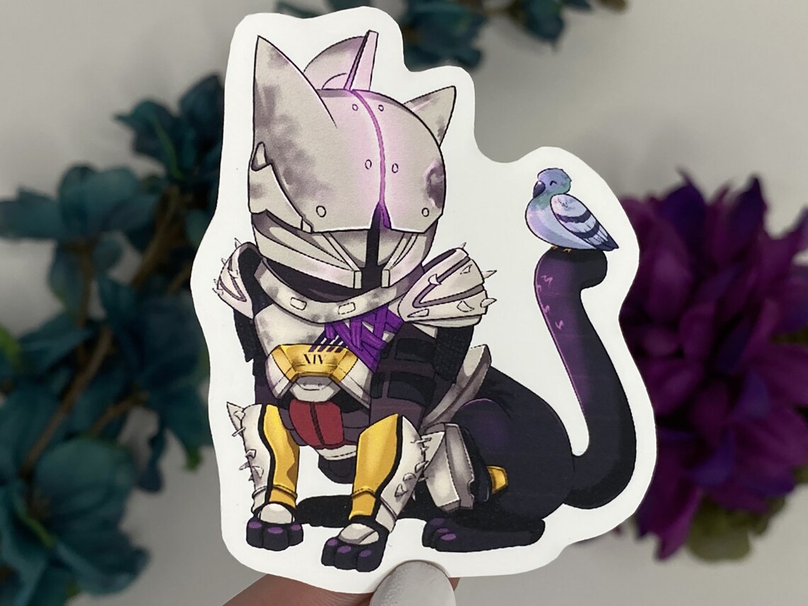 Destiny 2 Cat Character Stickers Destiny 2 Stickers 2.5in - Etsy