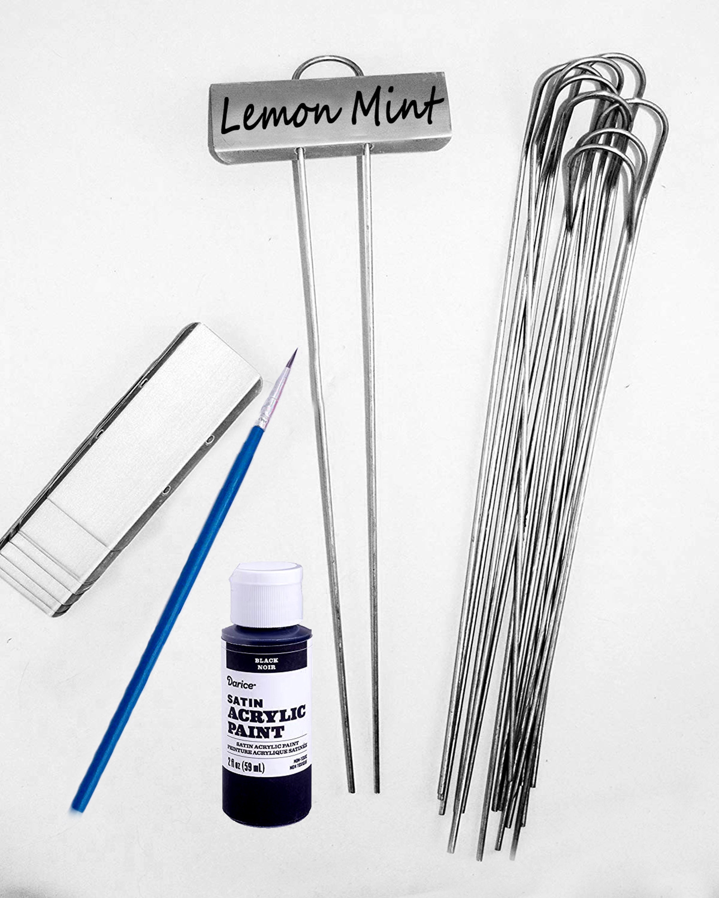 Set of 50 Metal Garden Plant Labels Markers Tags. Black - Etsy