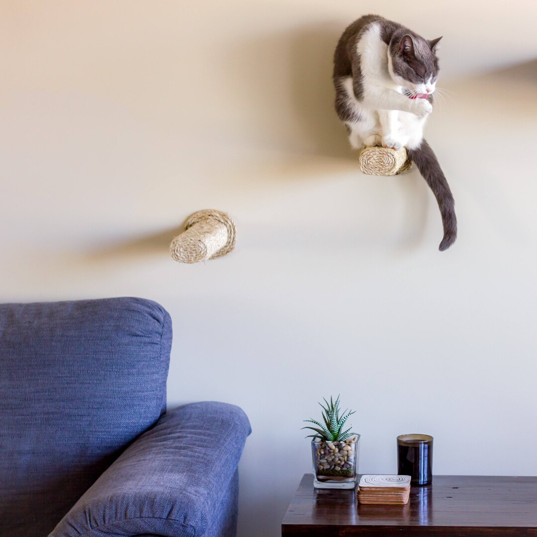 Cat Tree, Cat Scratching, Climbing Posts, Wall-mounted Floating Pet ...