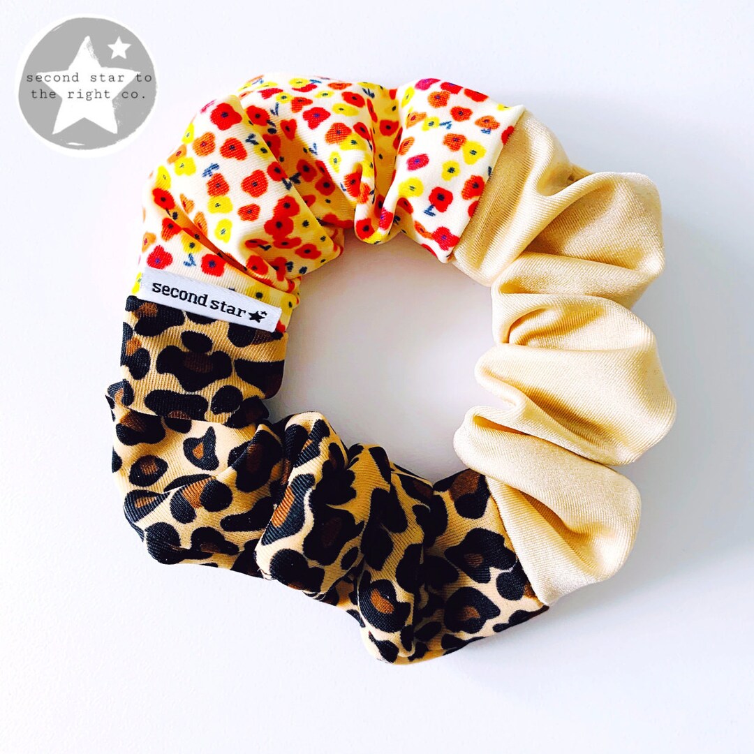 Mini Patchwork SWIM Scrunchie / Waterproof Scrunchie / Water Scrunchie ...