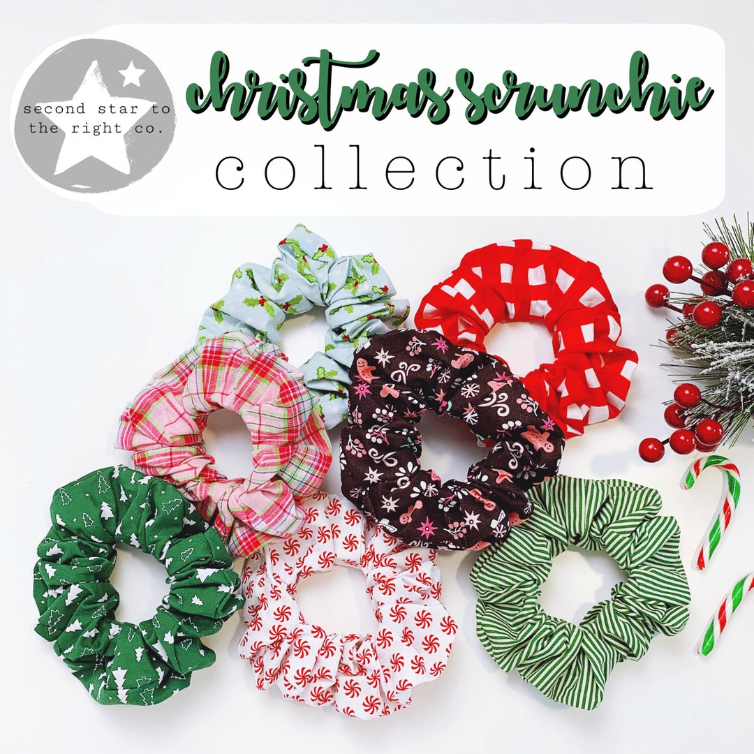 Christmas Scrunchie Collection / Festive Scrunchie Collection / Holiday ...