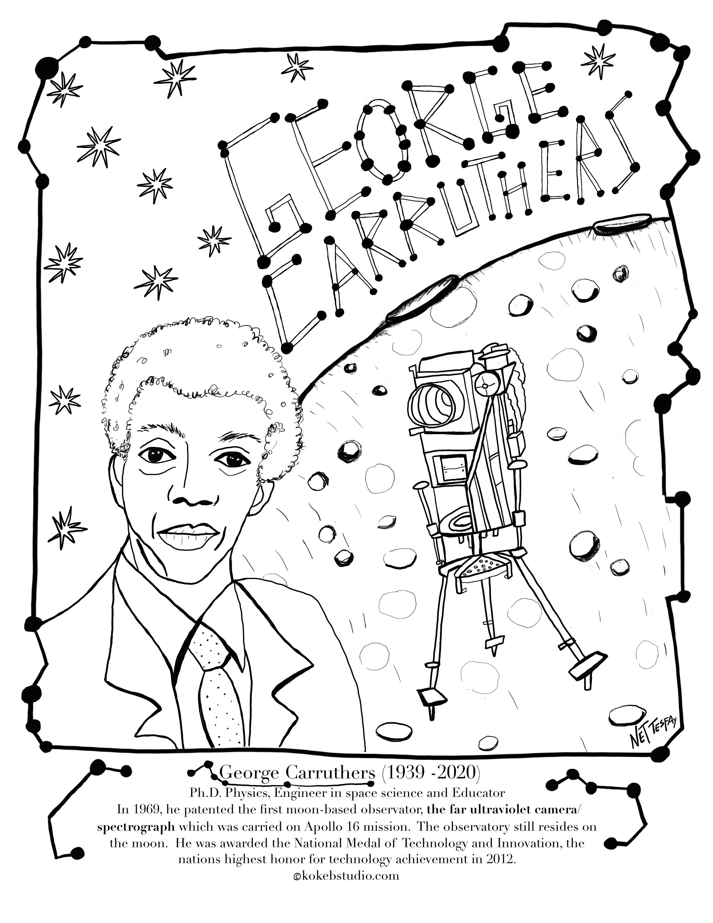 BLACK INVENTORS-George Carruthers Black History Month Black | Etsy