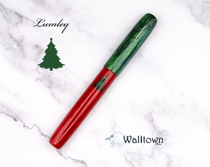 Christmas in July | Star Ruby W/ Blue Spruce Tree Inlays | Lumley Model ...