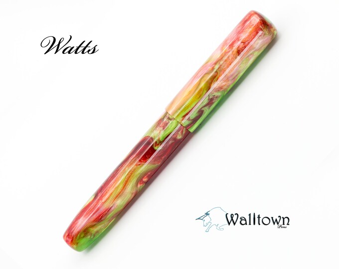 Day Gecko Watts Model 6 Jowo Nib Handmade Fountain Pen - Etsy