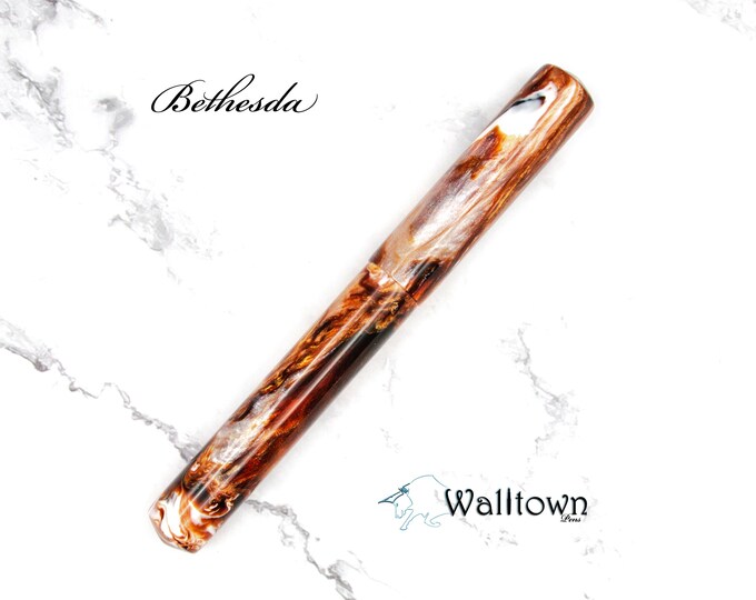 Brown Sugar Milk Tea | Bethesda Model | #6 Jowo Nib | Handmade Fountain ...